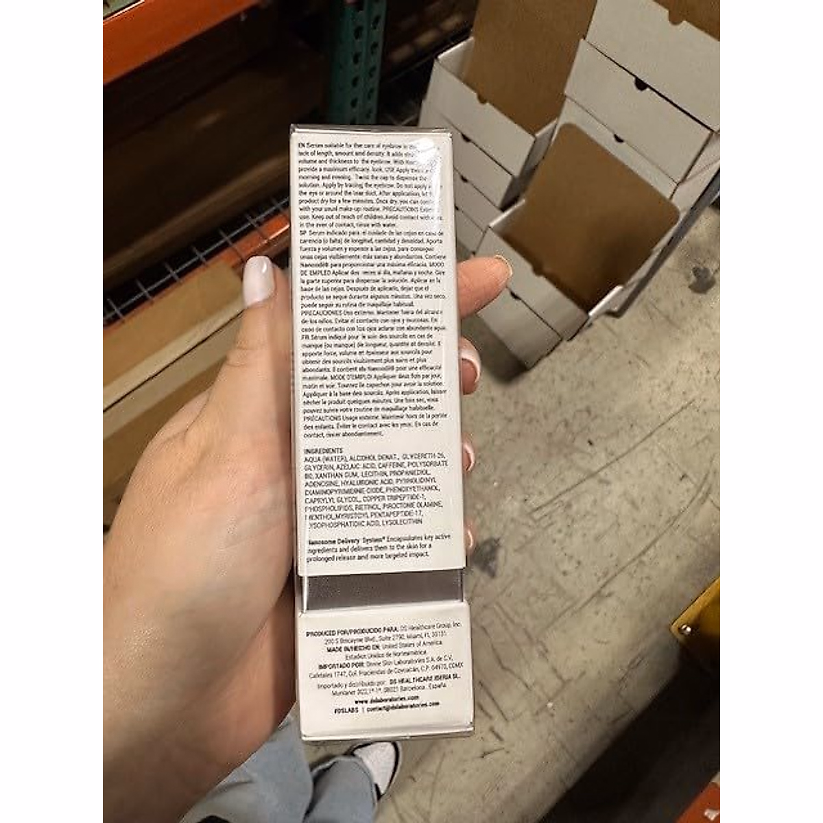 DS Laboratories Spectral.BROW Eyebrow Serum - Hair Thickening Products for Women & Men with Retinol, Azelaic Acid & Hyaluronic Acid, Eyebrow Growth Serum for Thicker Brows, Hair Growth Brow Serum