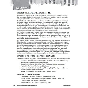 Fahrenheit 451: An Instructional Guide for Literature - Novel Study Guide for High School Literature with Close Reading and Writing Activities (Great Works Classroom Resource)