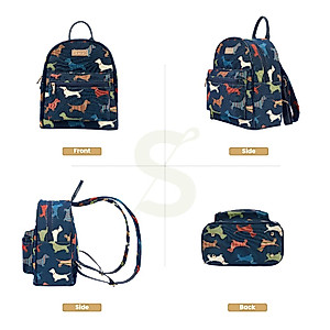 Signare Tapestry Women Backpack Casual Daypack Dachshund (DAPK-DACH)