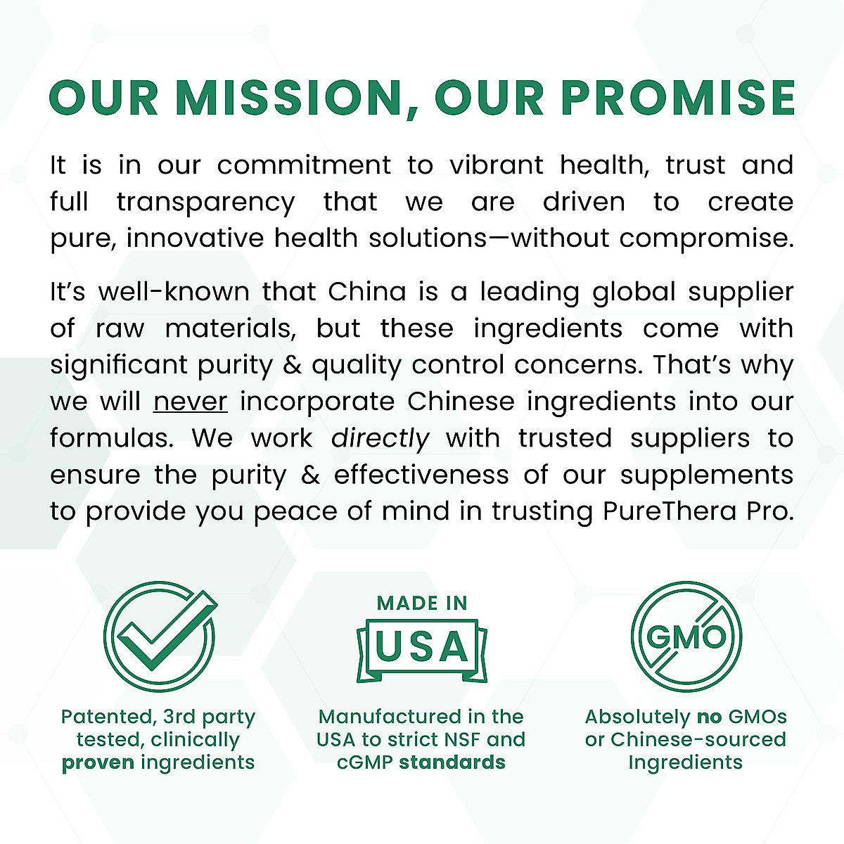 Pure TheraPro Rx Optimum Magnesium Lysinate Glycinate & Di-Magnesium Malate, Made in USA | 2 Month Supply | Chelated Magnesium for Maximum Absorption, Supports Bone Health & Energy, Non-GMO