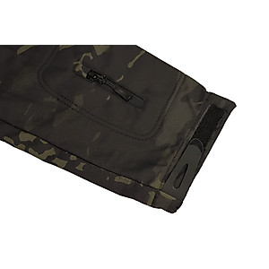 KQTFT Men's Tactical Jacket Softshell, US Medium, CN Large, Night Camo