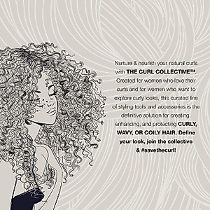 Conair The Curl Collective Curly Hair Diffuser, Works Exclusively with The Curl Collective Hair Dryer (sold separately)