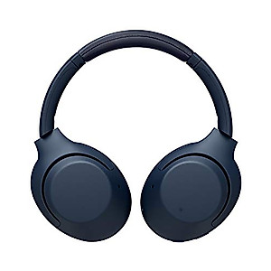 Sony WHXB900N Noise Cancelling Headphones, Wireless Bluetooth Over the Ear Headset - Blue (Amazon Exclusive)