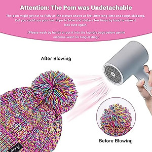 Toddler Kids Winter Hat Scarf Touchscreen Gloves Set 3-6-12 Year Old Knit Pom Beanie Hats Neck Warmer Gifts for Girls Boys