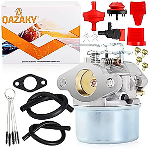 QAZAKY 640084B Carburetor Compatible with Tecumseh 632107 632107A 632536 640084 640084A 640105 640299 640299A 640299B HSK50 HS50 HSSK40 HSSK50 HSSK55 LH195SA LH195SP OHSK110 OHSK120 OHSK125 4HP 5HP