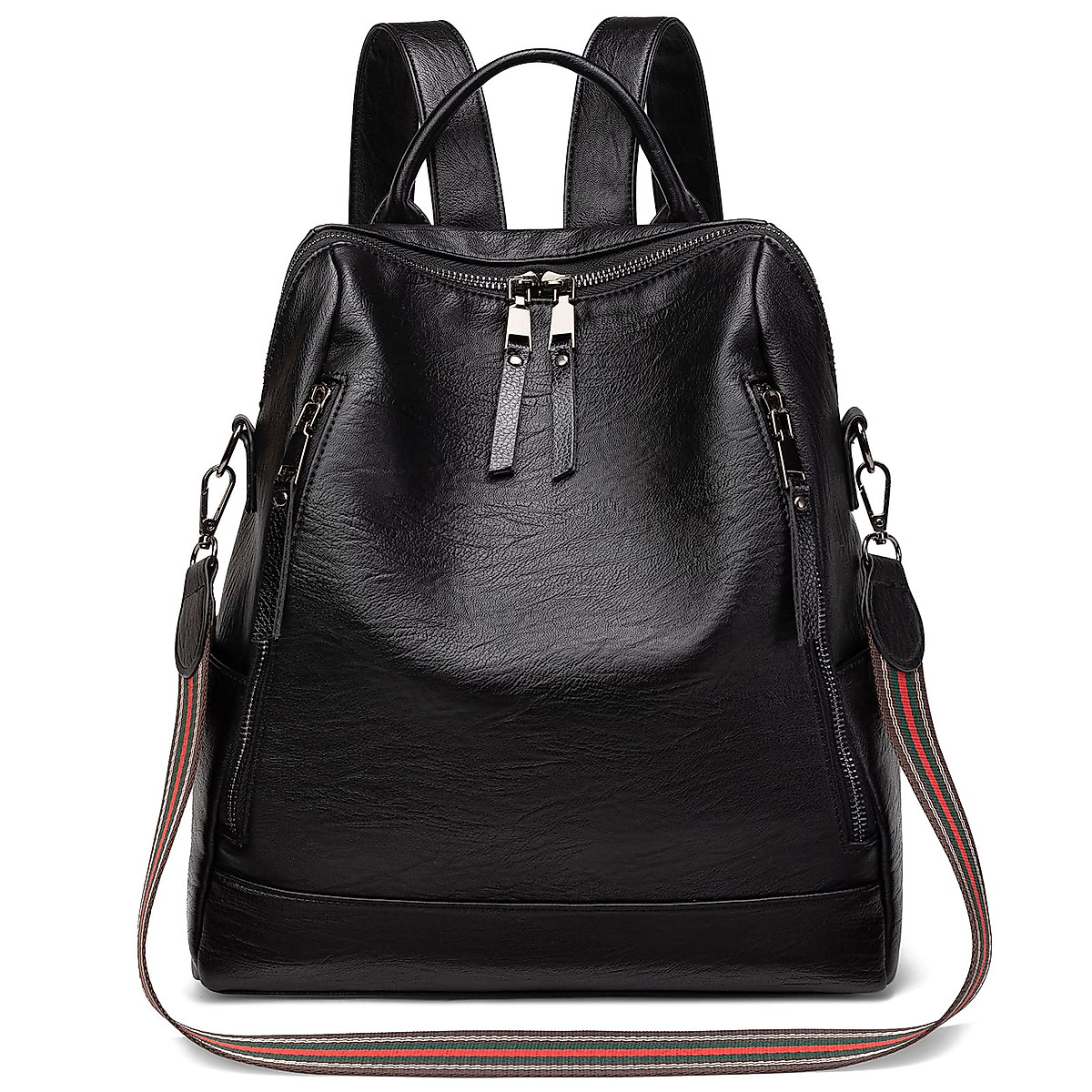 GAEKEAO Backpack Purse for Women Leather Fashion Large Travel Ladies Convertible Casual Shoulder Bag