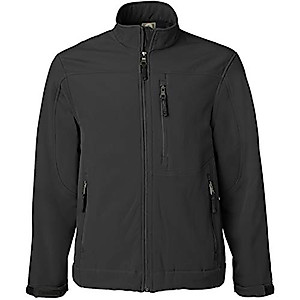 Weatherproof Men's Midweight Water and Wind Resistant Soft Shell Jacket Black (XL)