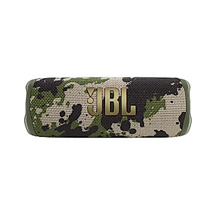 JBL FLIP 6 Waterproof Portable Speaker Bundle with gSport Carbon Fiber Case (Green Camo)
