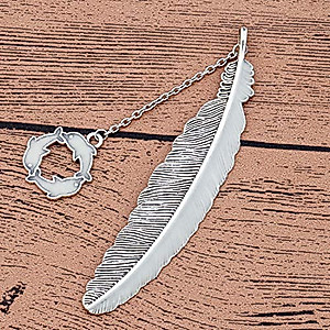 Gzrlyf Dolphin Bookmark Glow in The Dark Bookmark Luminous Book Markers Dolphin Gifts Book Lover Gifts (Three Dolphin Luminous Bookmark)