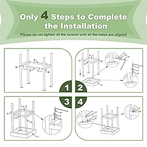 HAPPYGRILL Set of 2 Patio Bar Stools Outdoor PE Rattan Bar Chairs with Sturdy Steel Frame and Footrests, PE Wicker Bar Stools for Backyard Poolside Garden