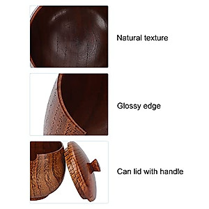 Seasoning Jar Sour Jujube Wood Condiment Jar Japanese Safe Dustproof Classic Flip Top Spice Jar for Kitchen(#2)