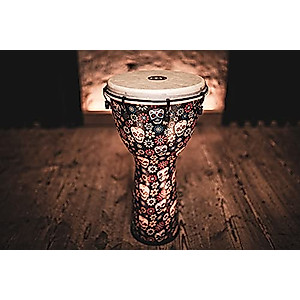 Meinl Percussion Djembe Hand Drum Circle Instrument with Synthetic Shell and Head, Alpine Series — NOT Made in China — Easy Tuning, 2-Year Warranty (ADJ12-SI)