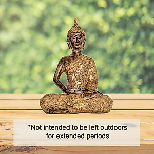 Arisen Meditation Buddha Statue 8" in Premium Gift Box