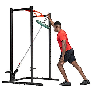 Sunny Health & Fitness Landmine Attachment for Power Racks and Cages - SF-XFA004