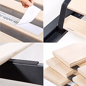 ZINUS Arnav Metal Platform Bed Frame, Wood Slat Support, No Box Spring Needed, Easy Assembly, White, Queen