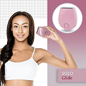 Women’s Electric Razor Shaver Trimmer - For Wet & Dry Hair - Use on Face, Legs and Bikini Area…