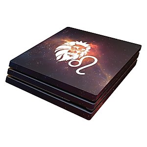 MightySkins Skin Compatible with Sony PS4 Pro Console - Leo | Protective, Durable, and Unique Vinyl Decal wrap Cover | Easy to Apply, Remove, and Change Styles | Made in The USA