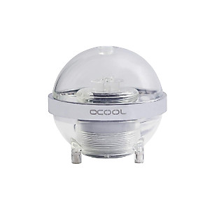 Alphacool Eisball Reservoir and Pump Combo, D5, Digital RGB, Plexi