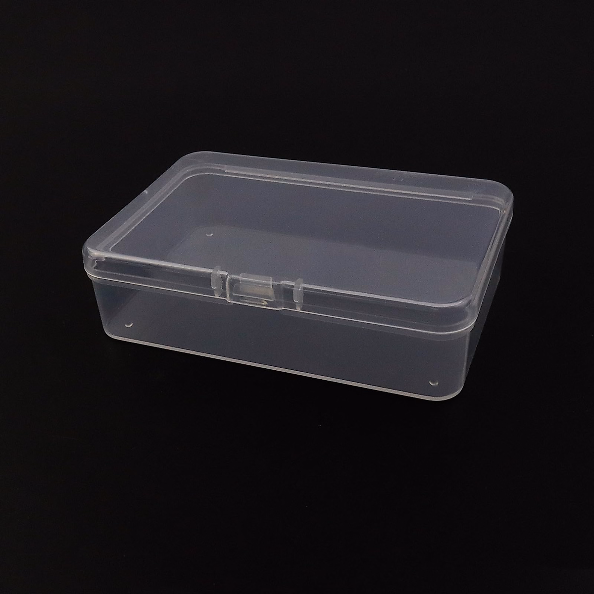 Dahszhi 20Pcs Small Plastic Containers with Lids,Mini Transparent Containers Case,3.74 x 2.56 x 1.02 inch /95x65x26mm(LWH)