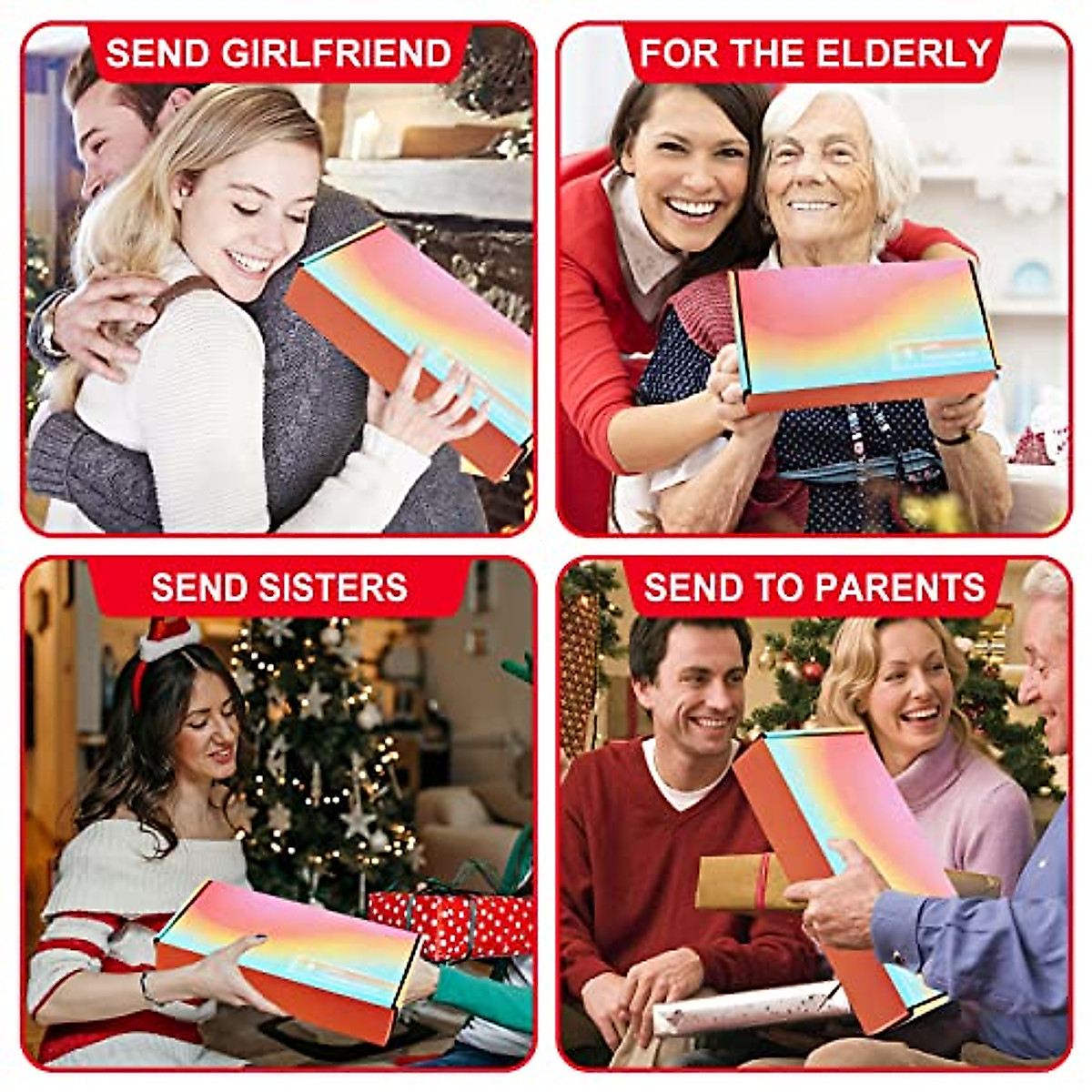 Weimingte 8 Pack Aromatherapy Candle Sets, Natural Soy Candle, 2.5oz, Stress Relief Candles for Home Scented, Home Decoration Candle for Valentine's Day, Holiday and Party, Christmas