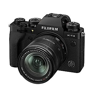Fujifilm X-T4 Mirrorless Digital Camera XF18-55mm Lens Kit - Black