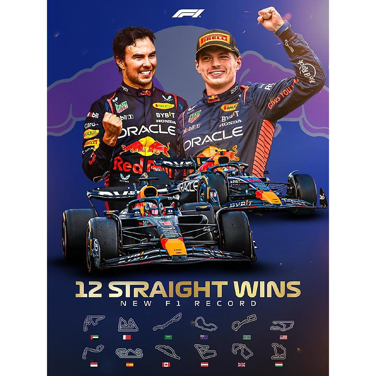 Xiangtat 1:18 2023 F1 RB19 1# Max Verstappen Formula Racing Alloy Car Diecast Model (1/18 RB19#1)