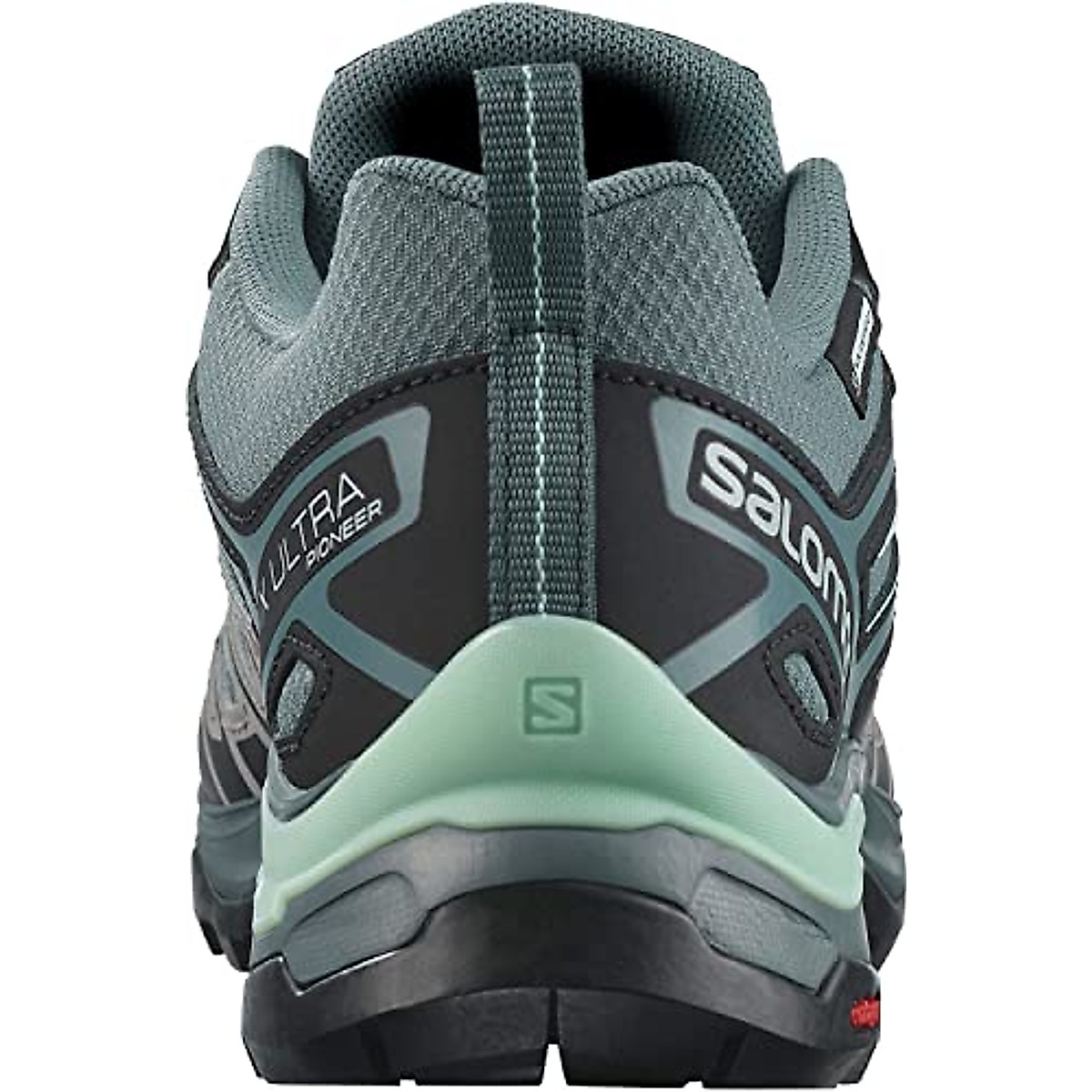 Salomon Women's X ULTRA PIONEER CLIMASALOMON™ WATERPROOF Hiking Shoes for Women, Stormy Weather / Alloy / Yucca, 10.5