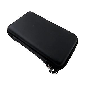 Portable Black Carrying Travel Case Zipper Bag Hard Box Suitable for Nintendo New 3DS XL /3DS LL /3DS XL,Lightweight Design