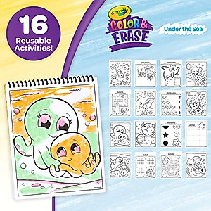 Crayola Color & Erase Reusable Activity Pad, Variety Pack, Toddler Coloring, Easter Basket Stuffers, Gift for Kids, 3, 4, 5, 6 [Amazon Exclusive]