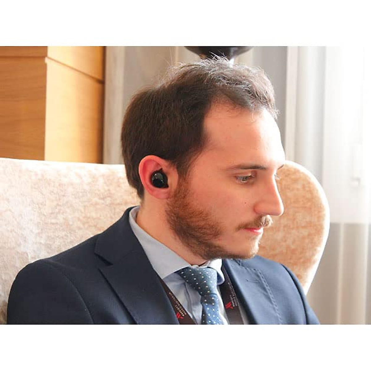 Mymanu CLIK S Earbuds with Live Translation and Charging Case, HD Sound, 37+ Languages, Compatible with iOS and Android