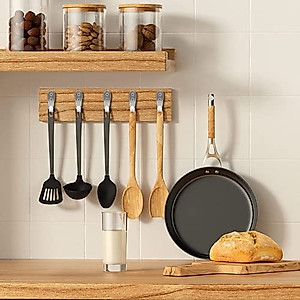 N & N 12 Pcs Stainless Steel Hooks for Hanging, Heavy Duty Wall Hooks, Coat Hooks, Single Robe Hook, Towel Hooks, Key Hooks for Bathroom, Kitchen, Garage, Outdoor and Office (Silver)