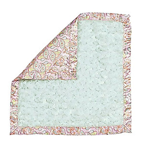 Bearington Baby Small Swirly Security Blankie, 16" x 16"