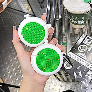 22023 Cute Airpod Case Compatible Airpod pro（2019）/Airpod pro2（2022）, 3D Cartoon Anime Prop Radar Airpod case Silica Gel Design, Accessories Keychain[Designed for Kids Girl and Boys] (Radar Pro/pro2)