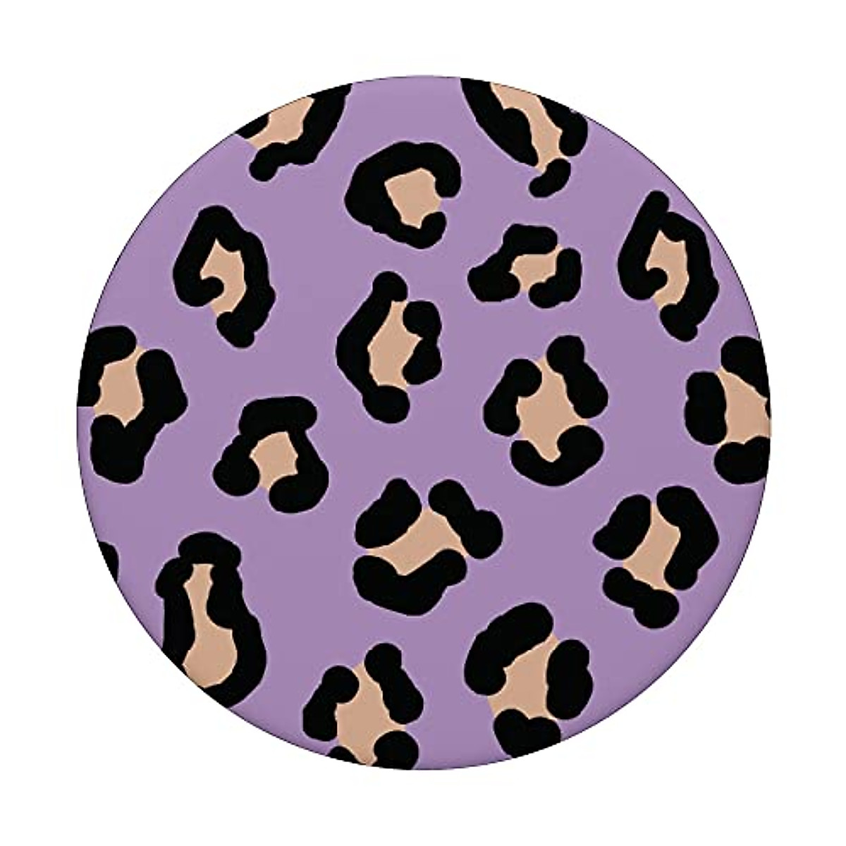 Cute Animal Soft Purple Cheetah Print Leopard Design PopSockets Swappable PopGrip