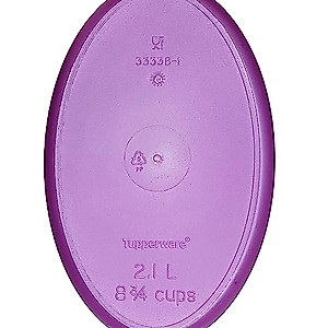 Tupperware Impressions 2 Qt Refrigerator Pitcher New Radish Purple