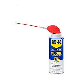 WD-40 Specialist White Lithium Grease Spray with Smart Straw Sprays 2 Ways, 10 OZ [6-Pack] & Specialist Silicone Lubricant with Smart Straw Sprays 2 Ways, 11 OZ