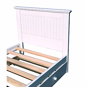 Bed Slats Solid Pine Wood Slats Twin Bed Mattress Support Wooden Slats 40 in Long x 2.75 in x 0.62 in Pack of 13 Count Replacement Parts Custom Size Cutting Service (Twin 40 in, 40)