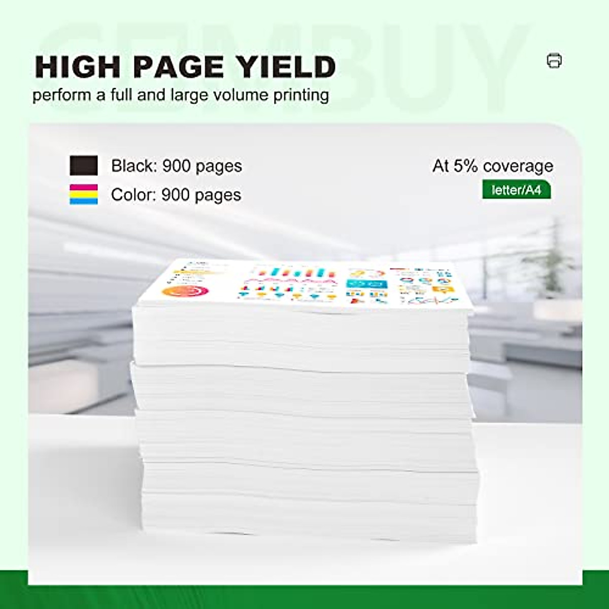 822XL Ink Cartridges Remanufactured Replacement for Epson 822 822XL T822 T-822 822 XL Combo Pack for Workforce Pro WF-4833 WF-3820 WF-4820 WF-4830 WF-4834 Printer Ink (Black, Cyan, Magenta, Yellow)