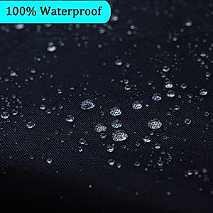 Softclub Electric Tongue Jack Cover, Heavy Duty 600D Oxford Fabric Waterproof Tongue Cover for RV/Camper/Travel Trailer/Plug Protector，Universal Electric Power Tongue Jack Cover (10''Lx5''Wx14 H)