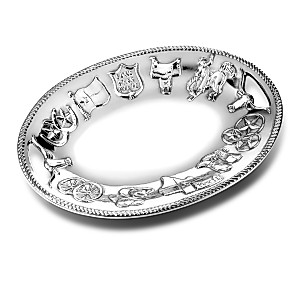 Wilton Armetale Texas Serving Tray with Handles, 16-Inch-by-12-Inch