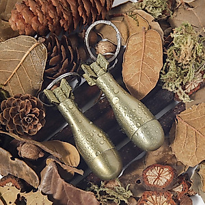 EwiutoijngiQan Permanent Match Fire Starter Permanent Match Waterproof Emergency Survival Camping Keychain Lighter for Outdoor(No Oil) (Silver-5pcs)