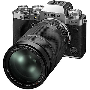 FUJIFILM X Replacement Lens Fujinon Zoom Super Telephoto Compact, 2.8-11.8 inches (70-300 mm), Image Stabilization, Dustproof, Splashproof, Low Temperature, Linear Motor (Silent), Aperture Ring, F