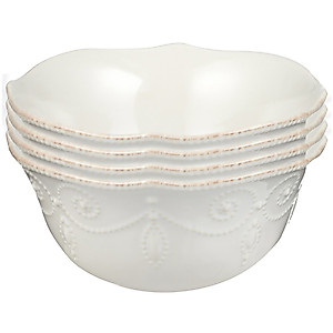French Perle All Purpose Bowl [Set of 4] Color: White