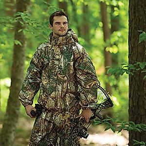 FROGG TOGGS Men's Standard Classic Pro Action Waterproof Breathable Rain Jacket, Mossy Oak DNA, Medium