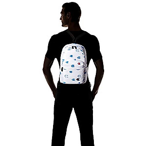 Champion Unisex-Adult's Mini Supercize Cross-Over Backpack, White, One Size