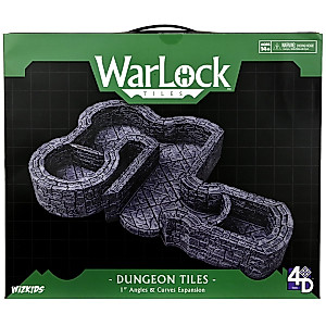 WizKids Warlock Tiles: Expansion – 1 in. Dungeon Angles & Curves
