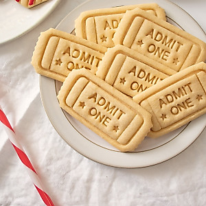 Admit One Ticket cookie cutter, 1 piece - Bakerlogy