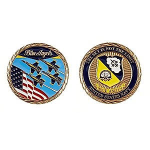Blue Angels Gold Challenge Coin