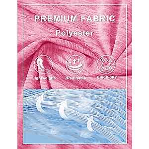 MAGCOMSEN Tank Tops for Men Running Tank Tops Men Gym Shirts Men Sleeveless Mens Shirts Workout T Shirts for Men Tank Top Athletic Shirts for Men Pink