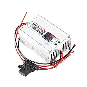 Deeoee 200W DC 13-45V 10A MPPT Boost Solar Charger Controller Module Battery Set-UP Voltage Regulator with LED Digital Display